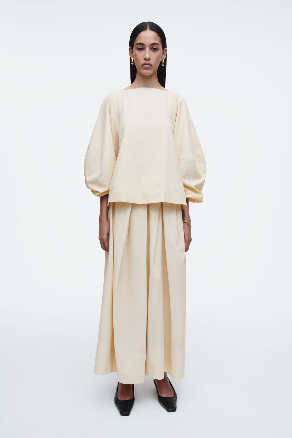 Voluminous Pleated Culottes | COS Kuwait