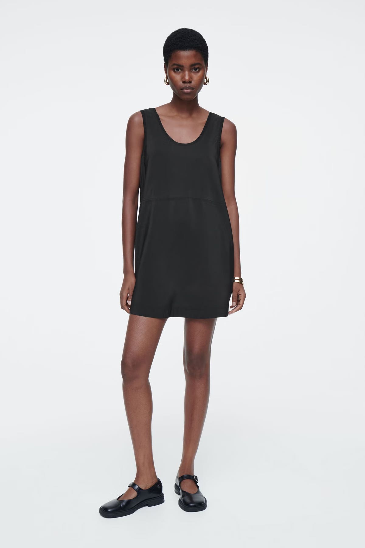 Scoop-neck Tunic Mini Dress | COS Kuwait