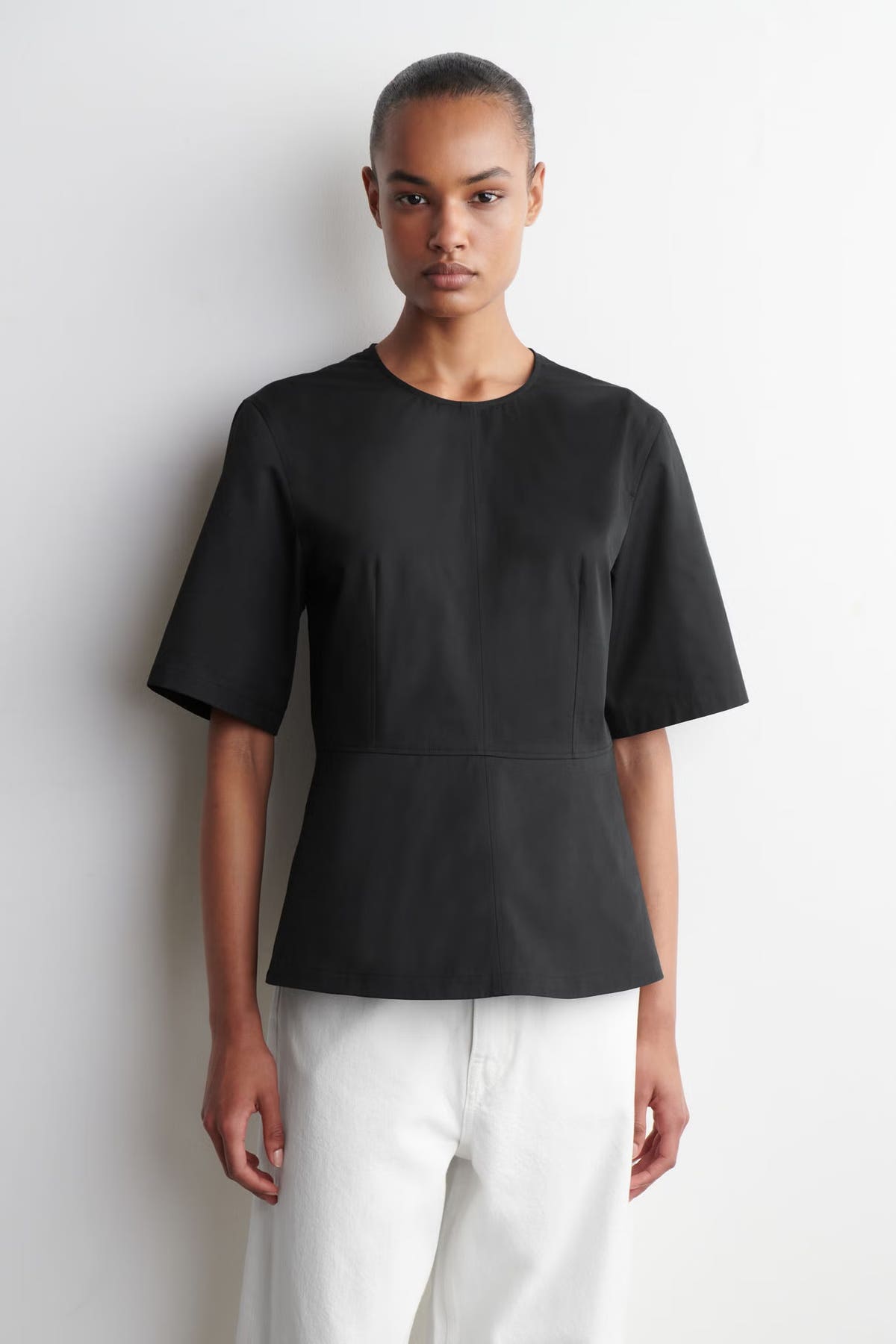 Cotton Peplum Top | COS Kuwait