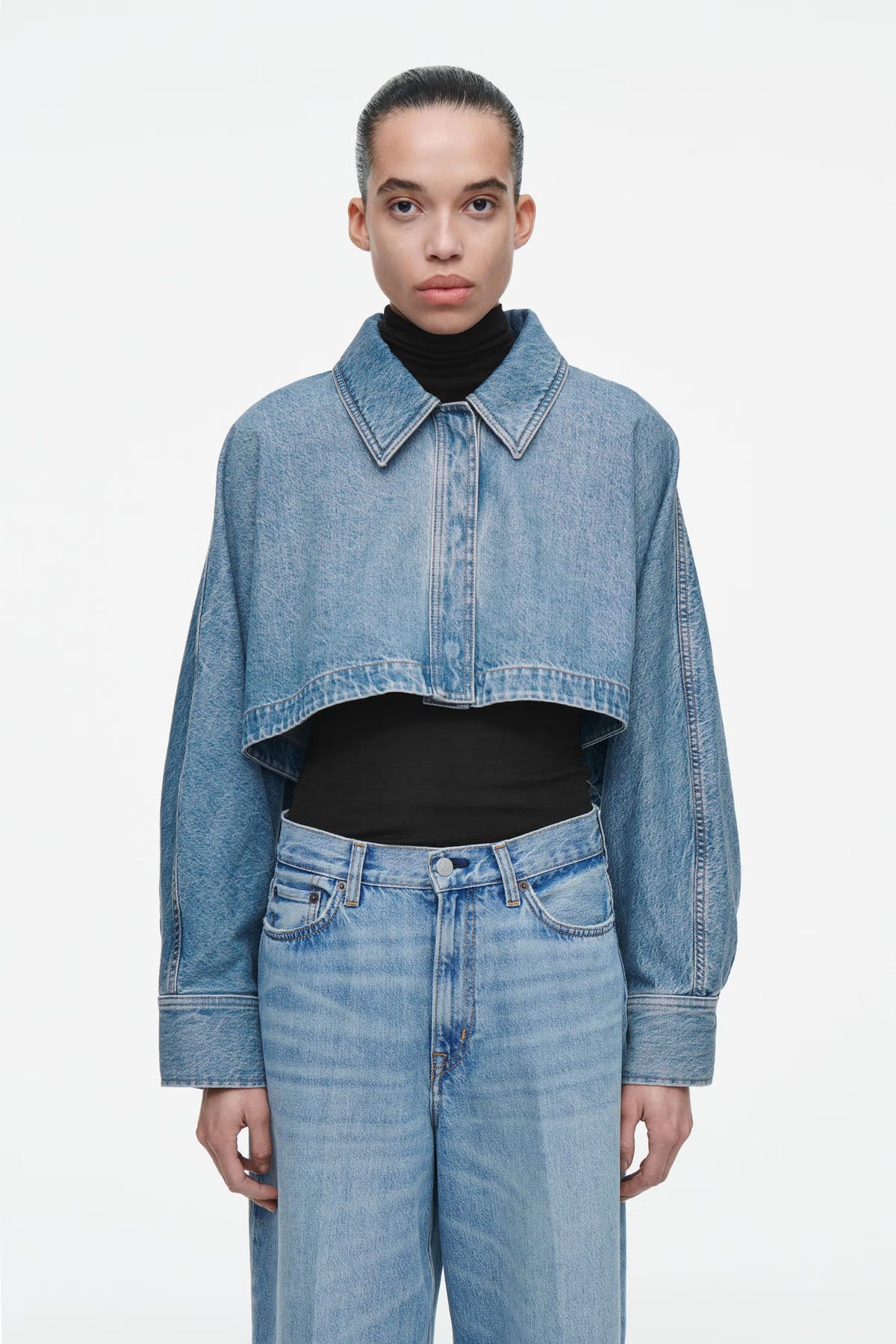 Cropped Denim Jacket | COS Kuwait
