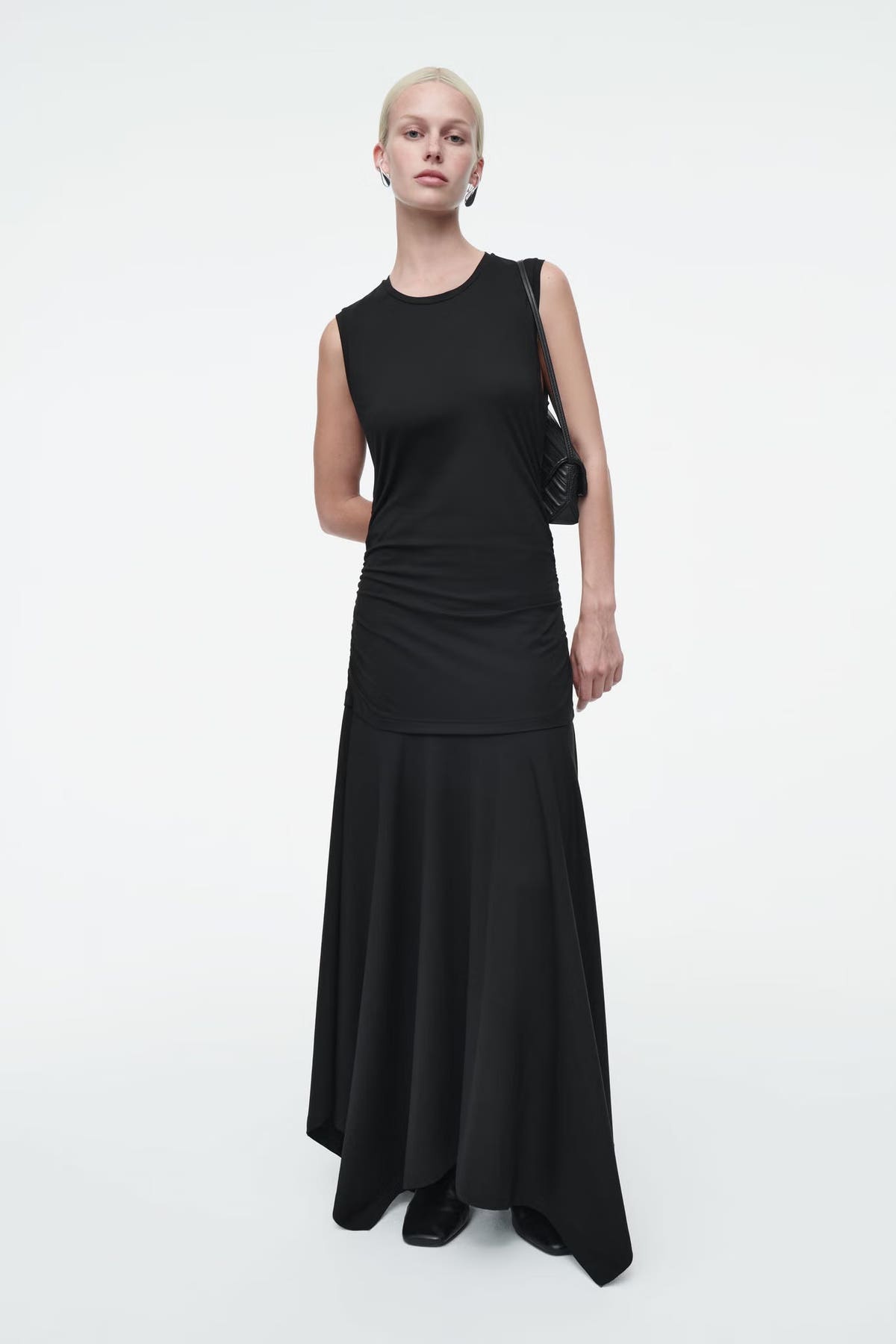 Ruched Jersey Maxi Dress | COS Kuwait