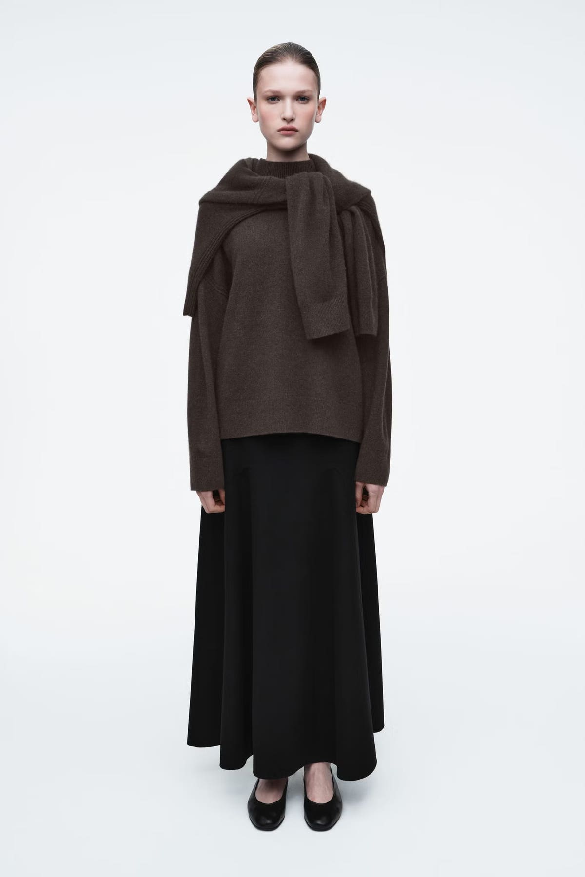 Leather Ballerina Flats | COS Kuwait