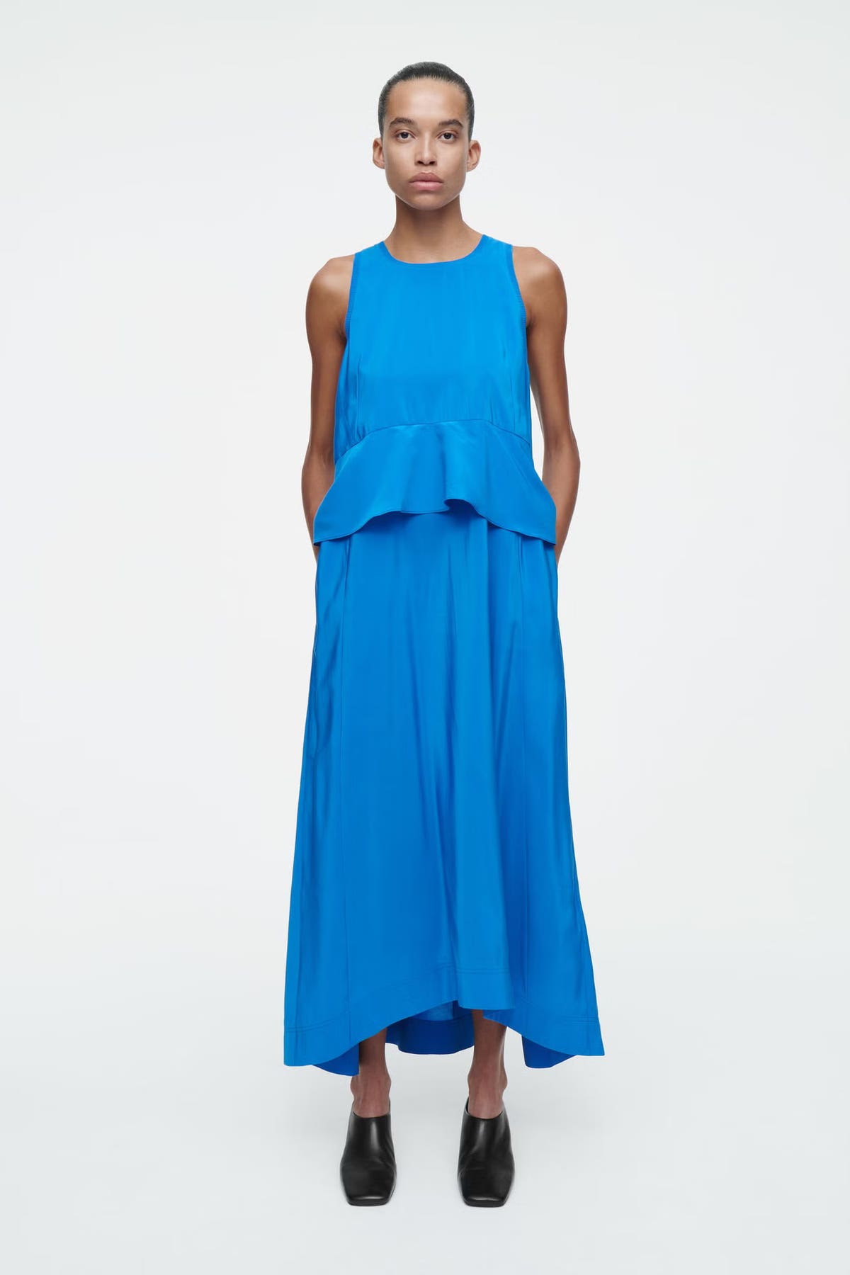 Panelled Tie-detail Maxi Dress | COS Kuwait