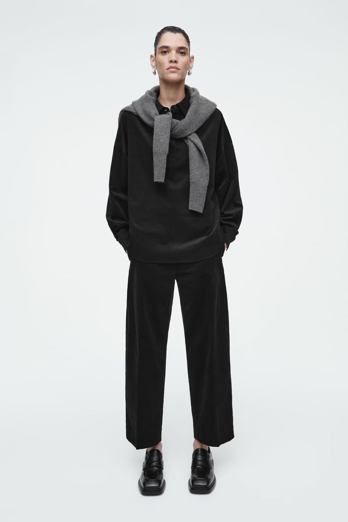 Cropped Corduroy Trousers | COS Kuwait