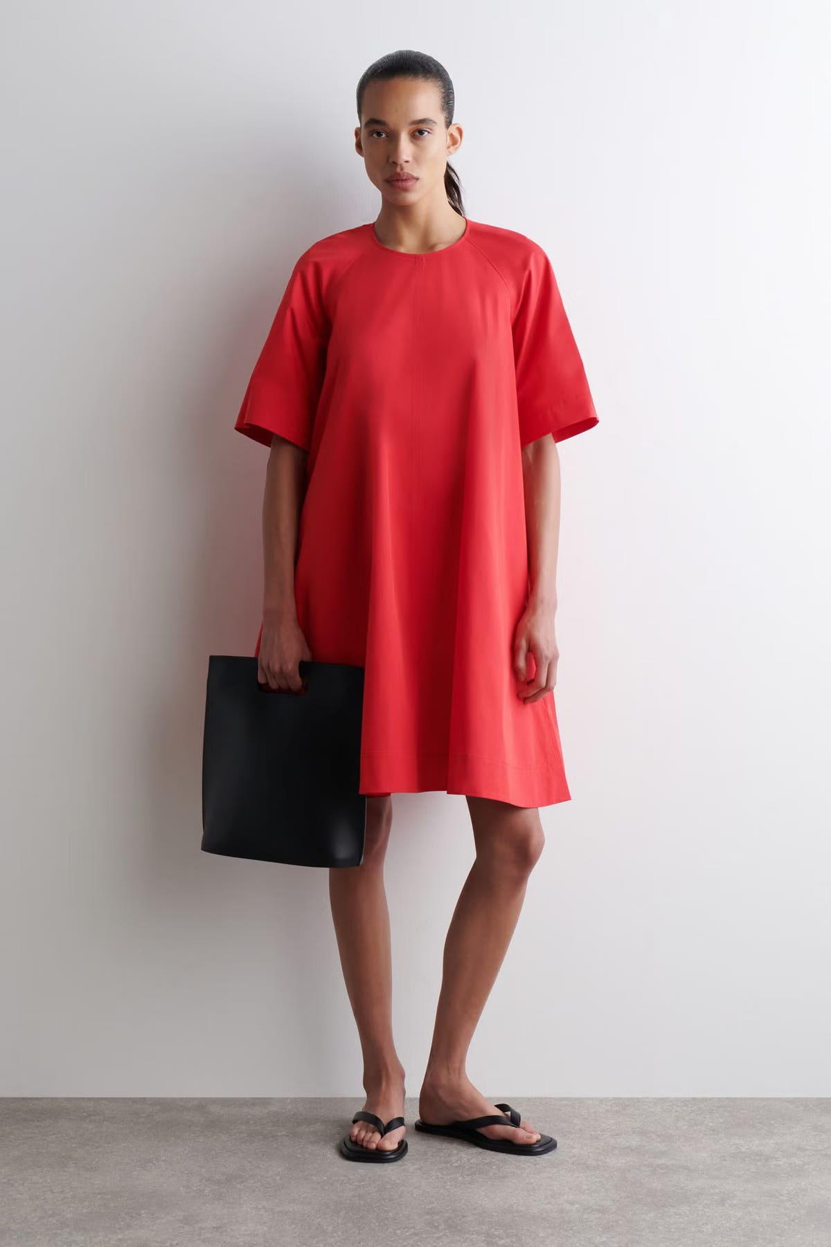 Tie-back A-line Mini Dress | COS Kuwait