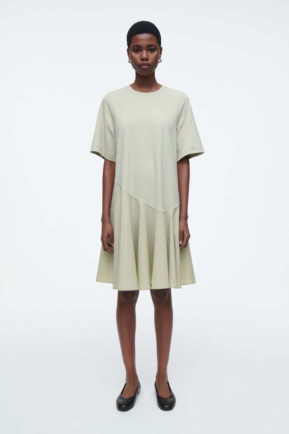 Asymmetric Mini T-shirt Dress | COS Kuwait
