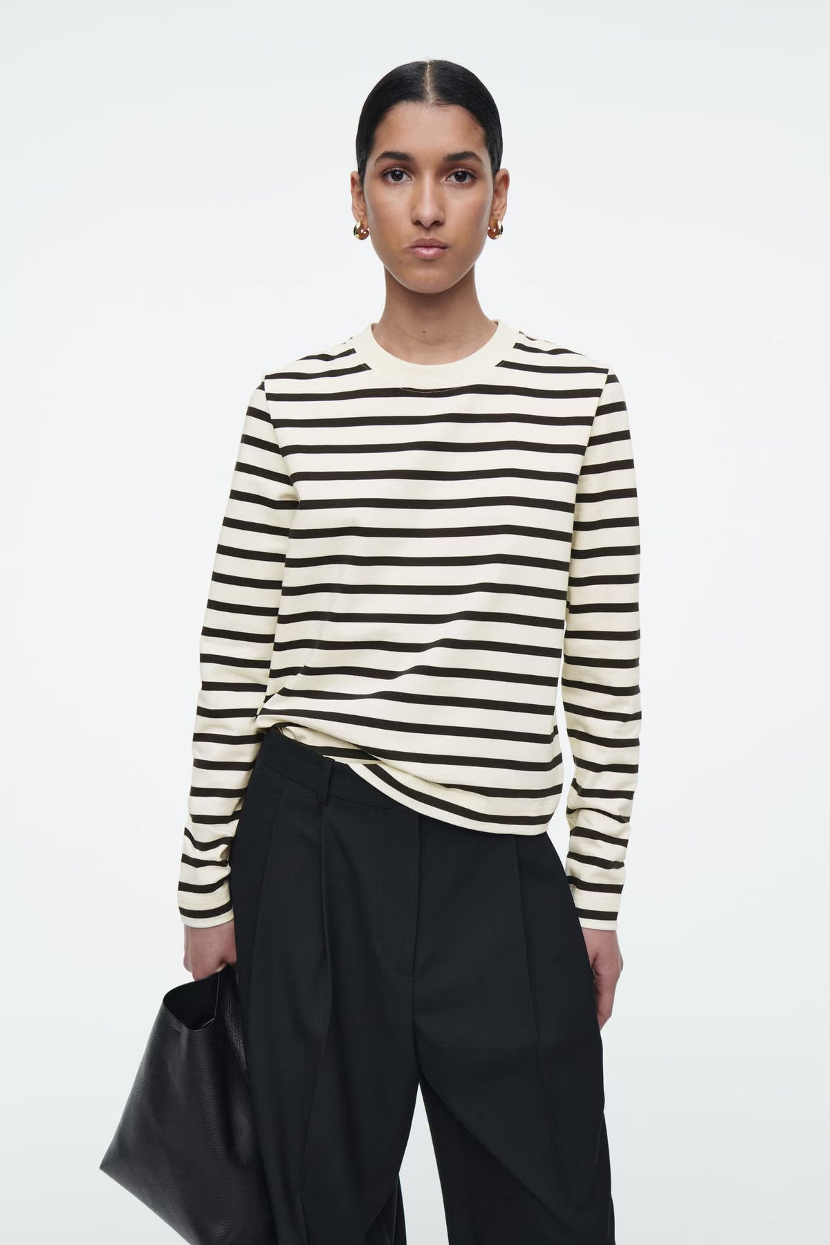 Slim-fit Long-sleeve T-shirt | COS Kuwait
